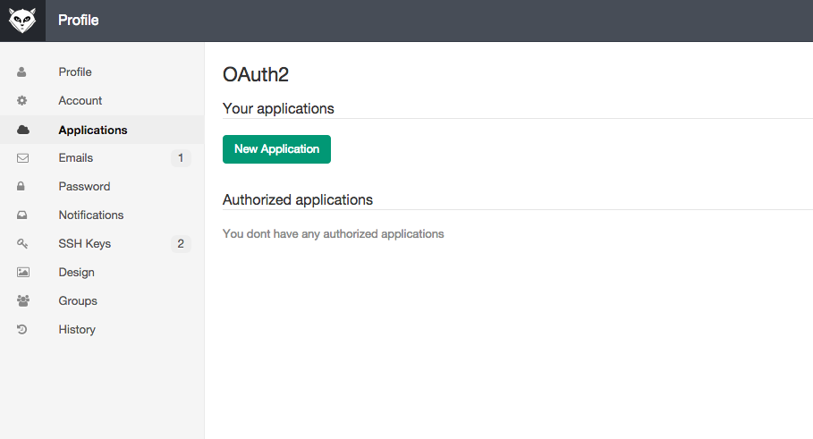 Oauth provider | Integration | Help | GitLab